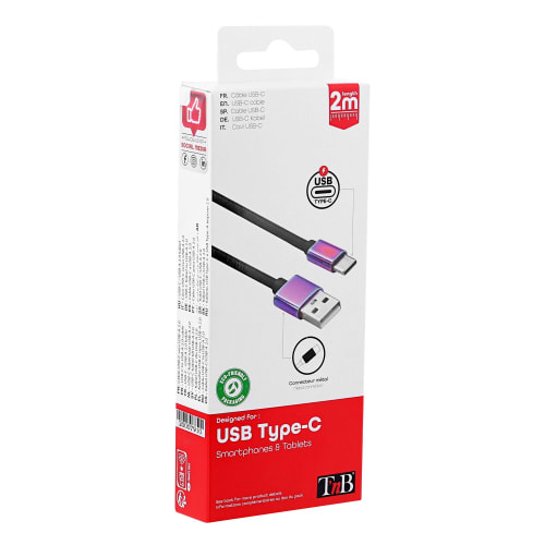 USB-C cable iridium connectors